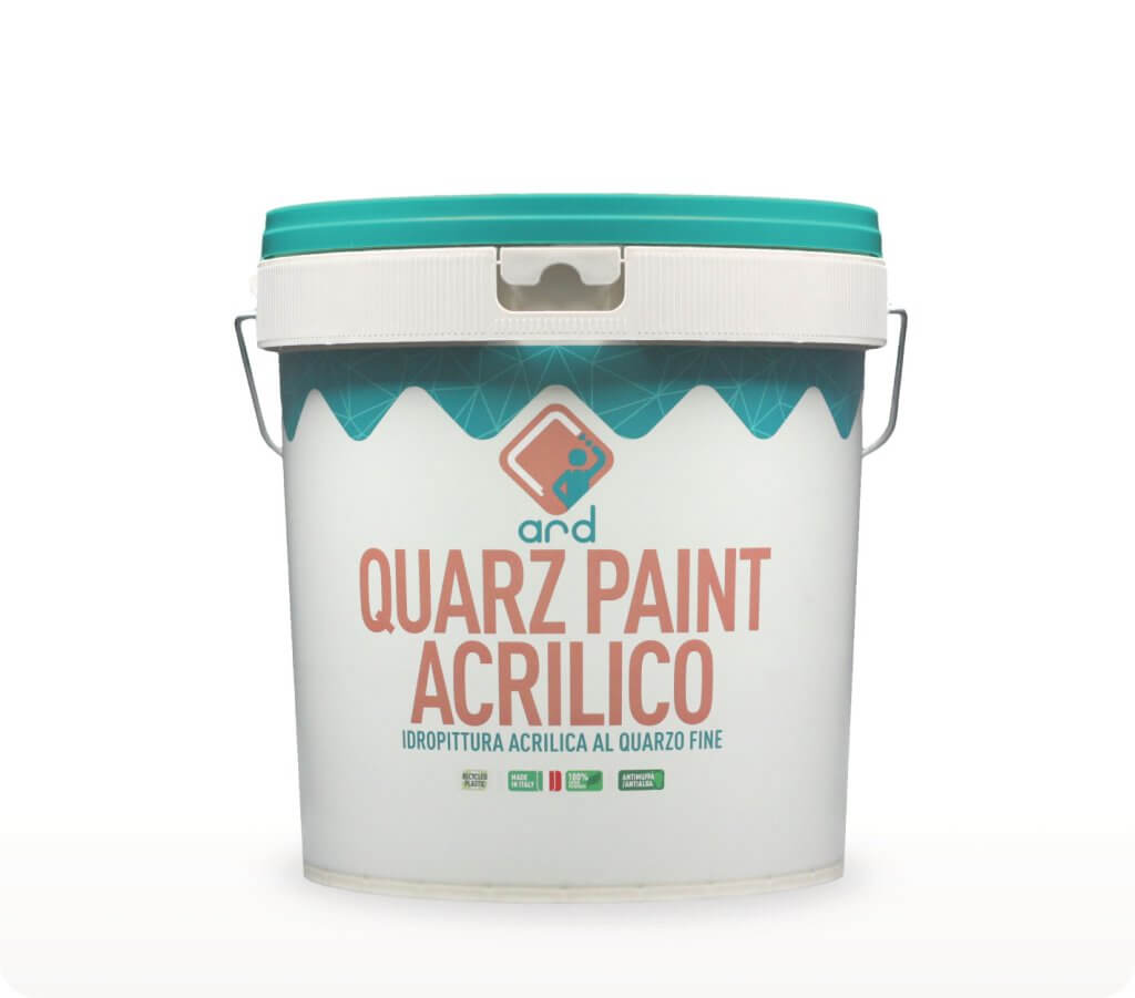 Quarz paint acrilico - Quartz fine emulsion paint - Ard Raccanello